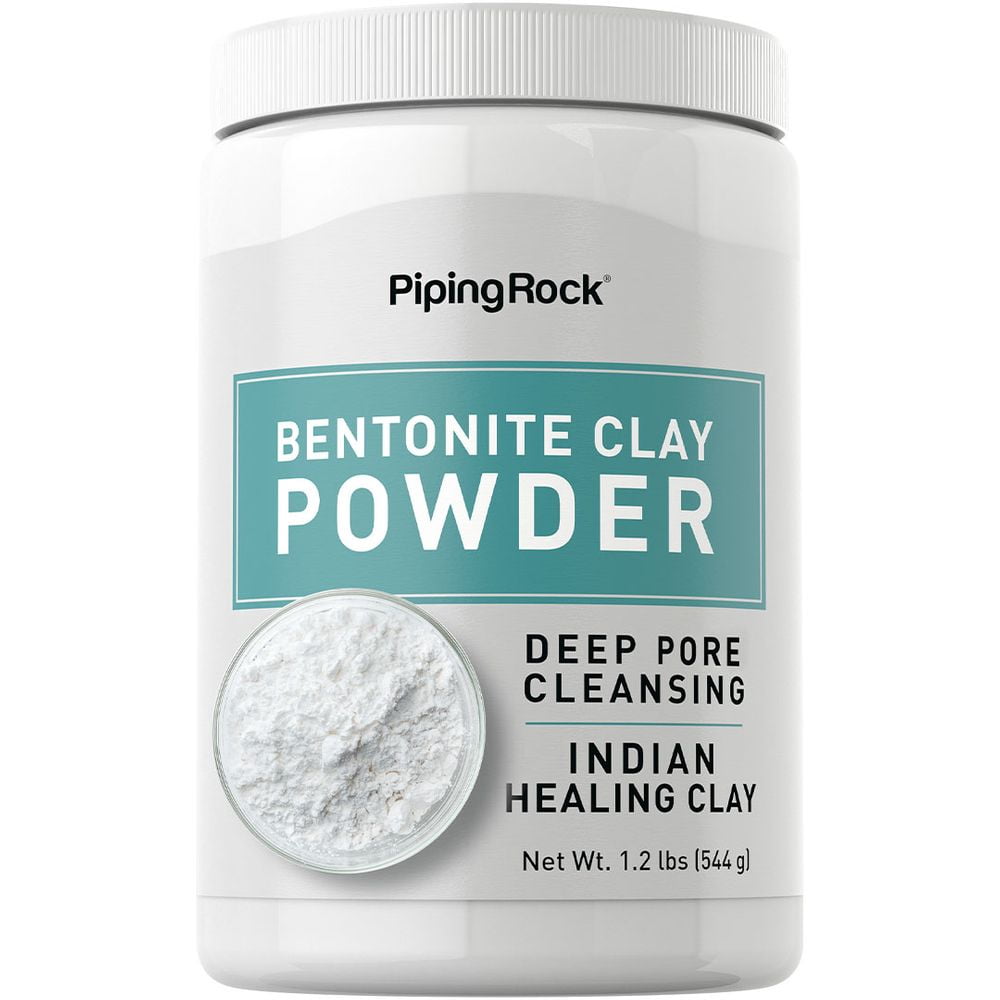 Bentonite Clay Powder | 1.2 lbs | Cleansing Facial Mask | by Piping ...