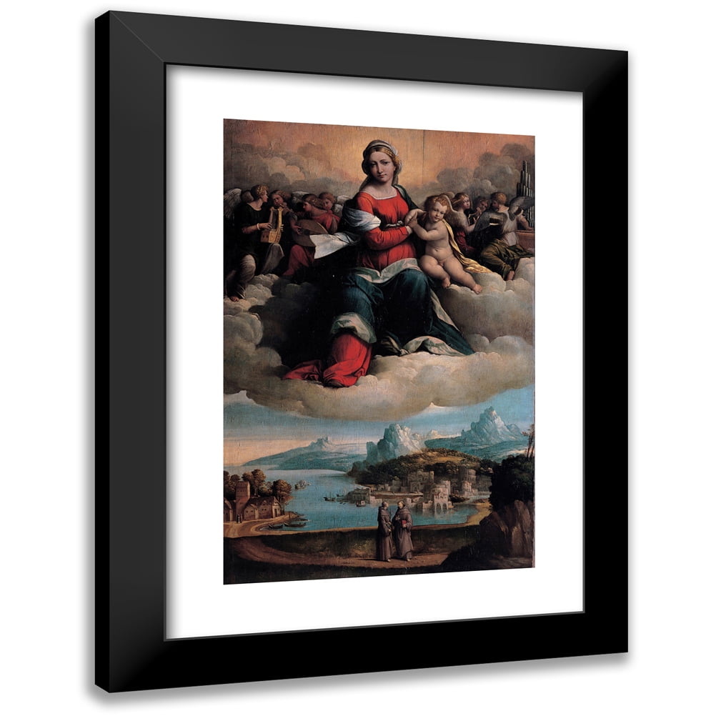 Benvenuto Tisi 11x14 Black Modern Framed Museum Art Print Titled ...