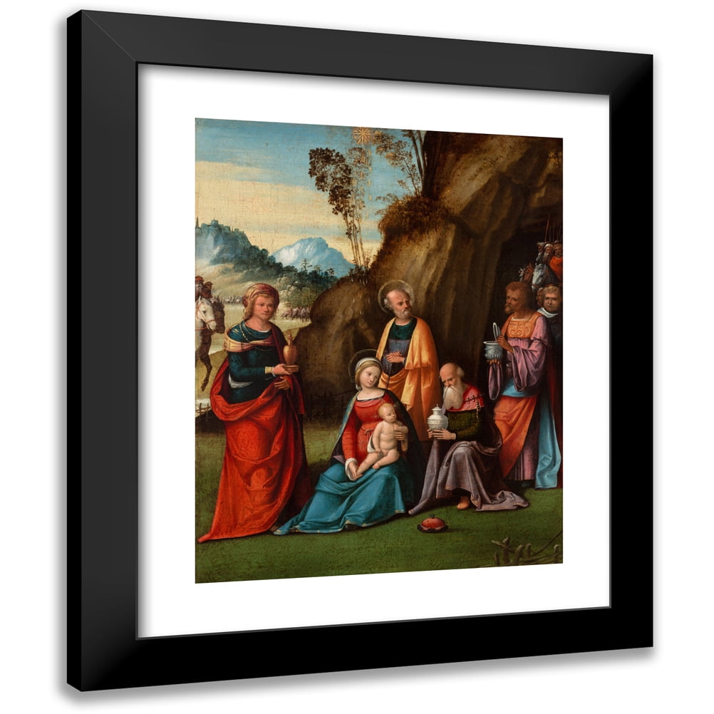 Benvenuto Tisi 12x14 Black Modern Framed Museum Art Print Titled ...