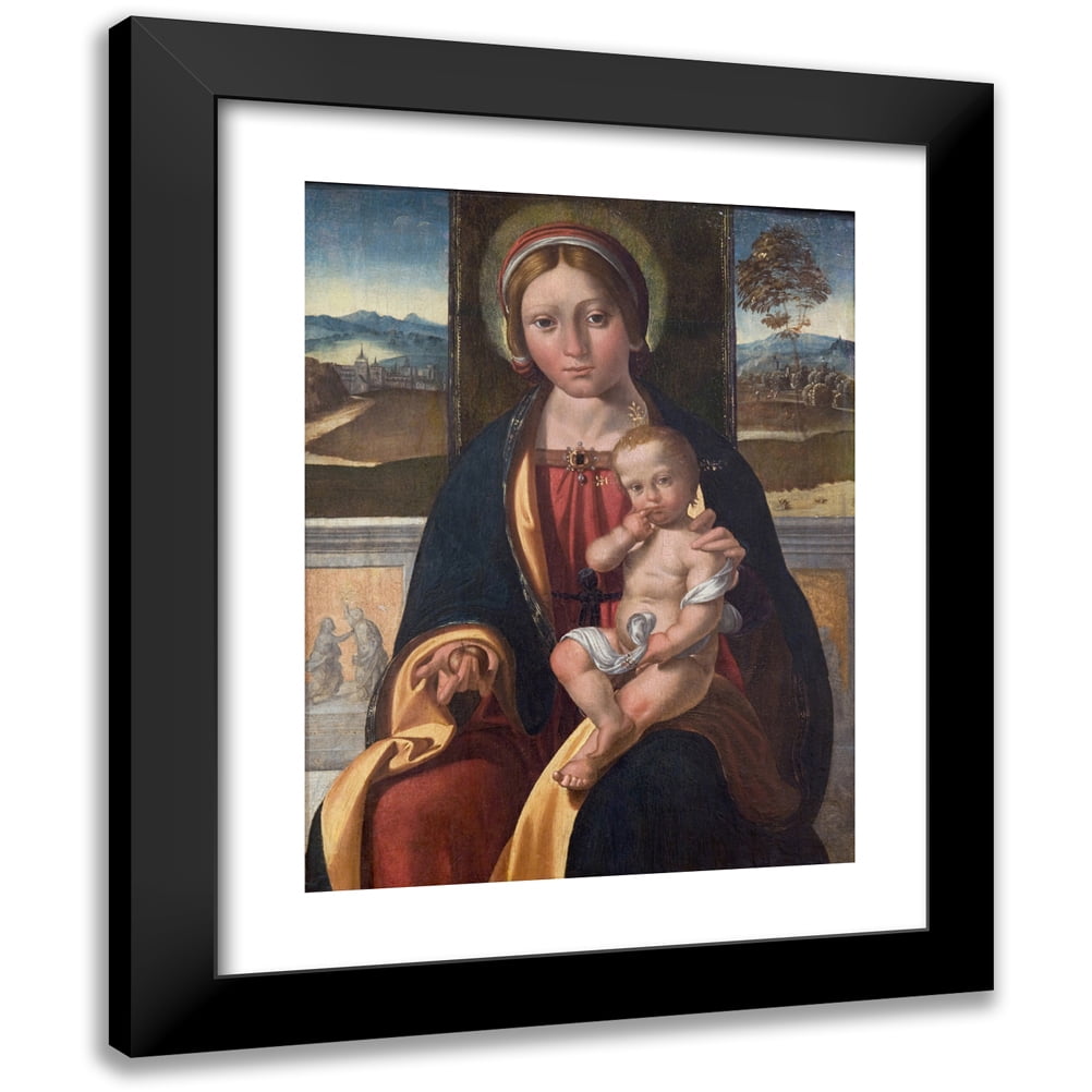 Benvenuto Tisi 12x14 Black Modern Framed Museum Art Print Titled - The ...