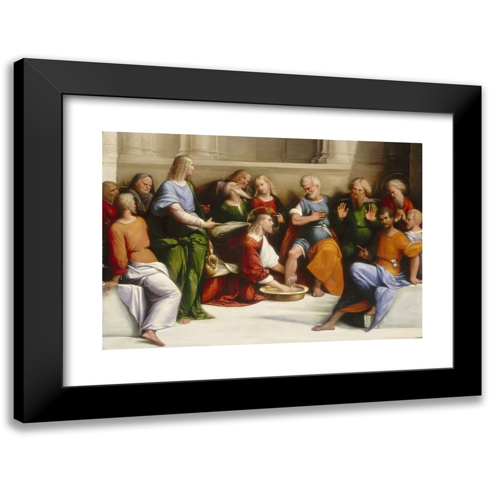 Benvenuto Tisi 14x11 Black Modern Framed Museum Art Print Titled ...