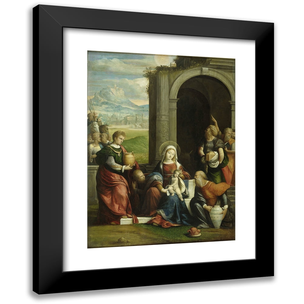 Benvenuto Tisi 14x18 Black Modern Framed Museum Art Print Titled - The ...