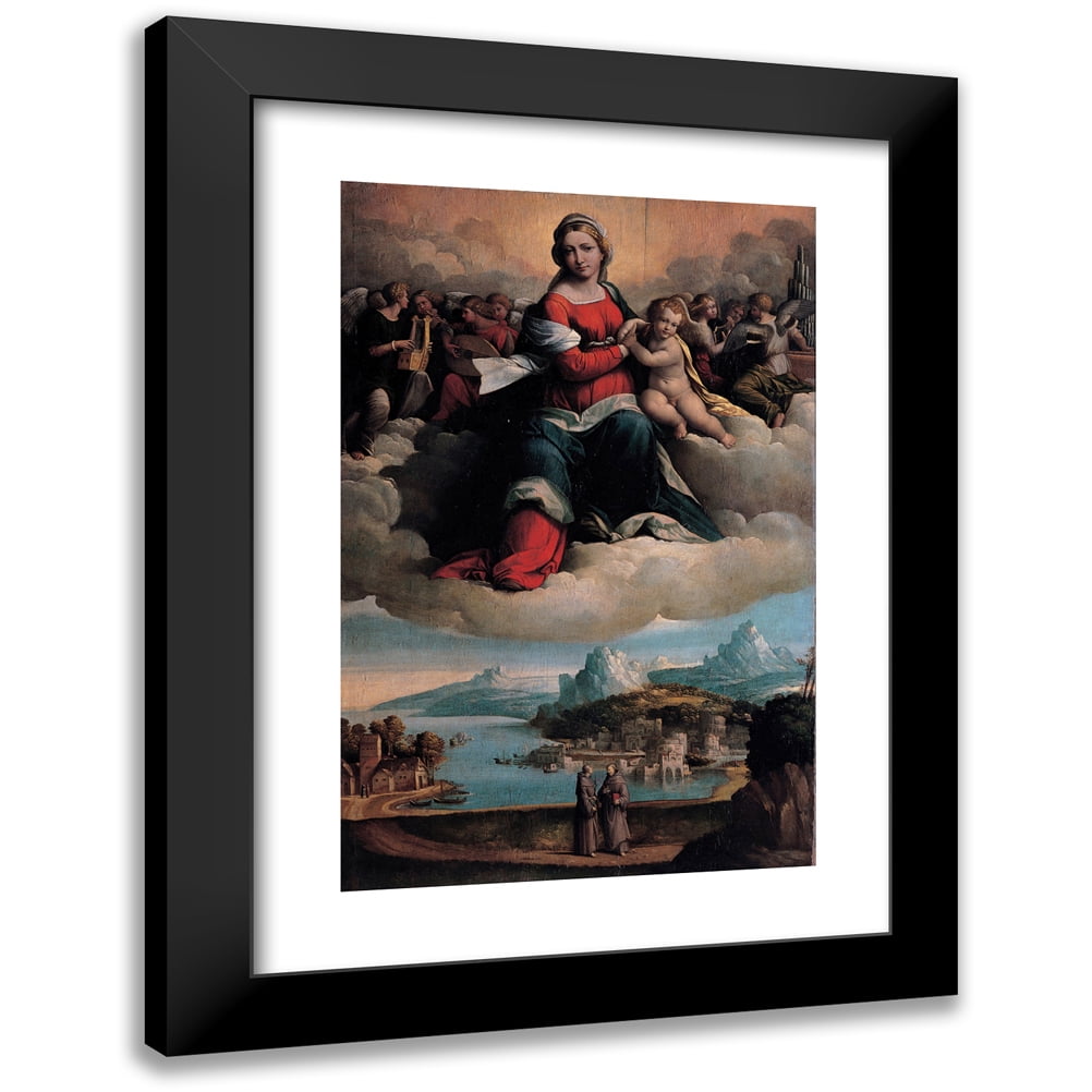 Benvenuto Tisi 17x24 Black Modern Framed Museum Art Print Titled ...