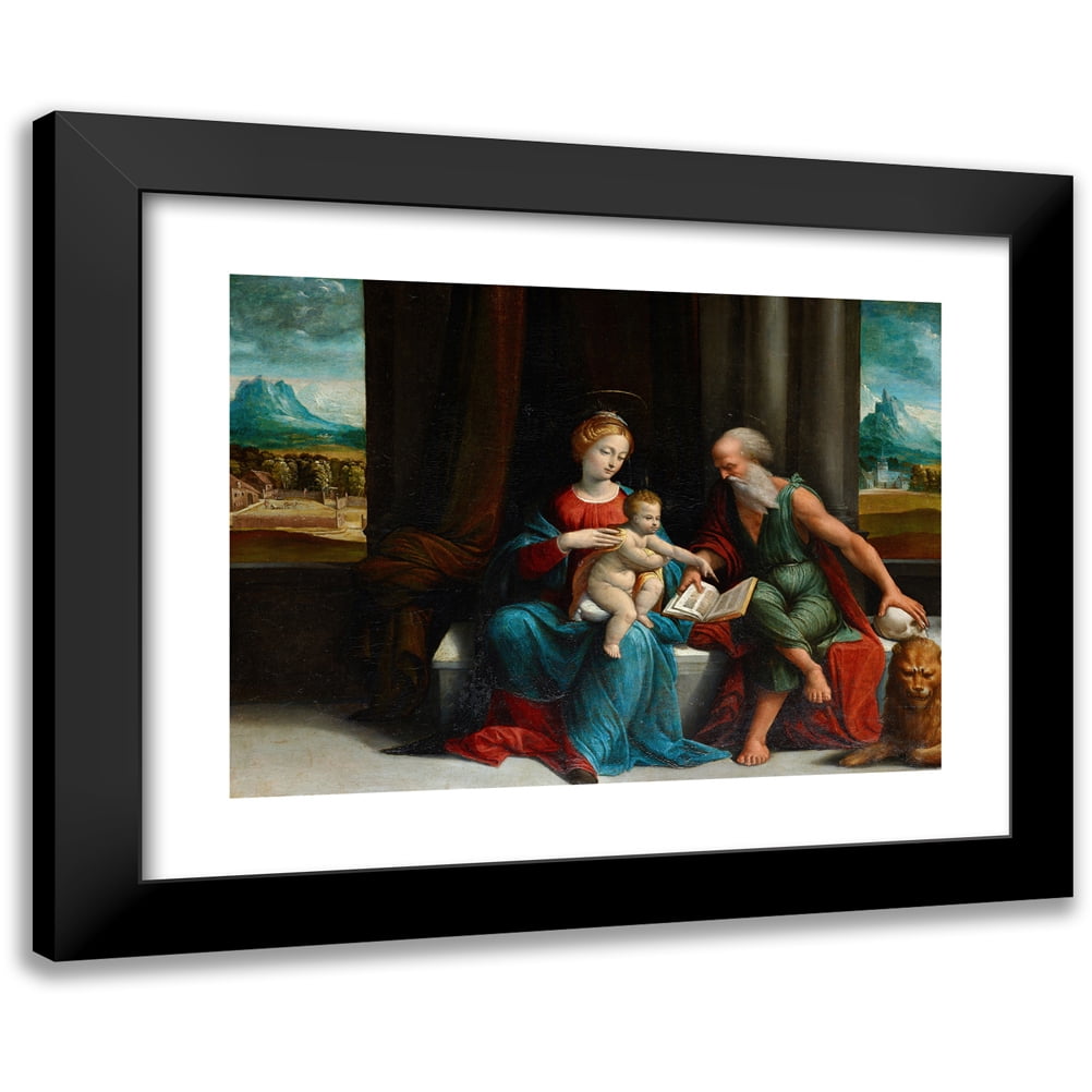 Benvenuto Tisi 18x14 Black Modern Framed Museum Art Print Titled ...