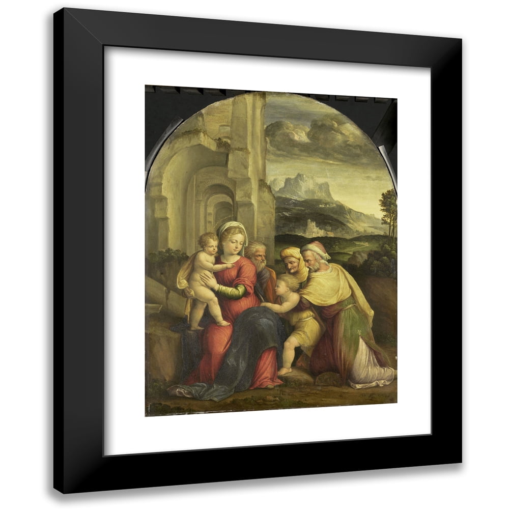Benvenuto Tisi 19x24 Black Modern Framed Museum Art Print Titled - The ...
