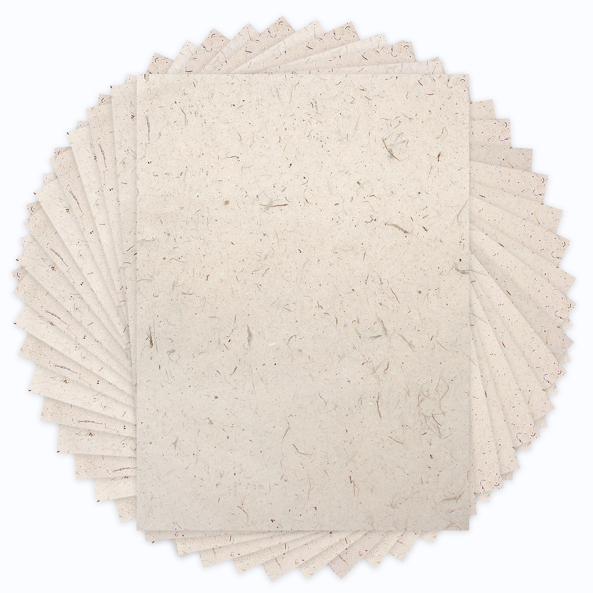 Benvo 50 Sheets A4 TSF6 Natural Mulberry Paper Visible Fiber Rice Paper ...
