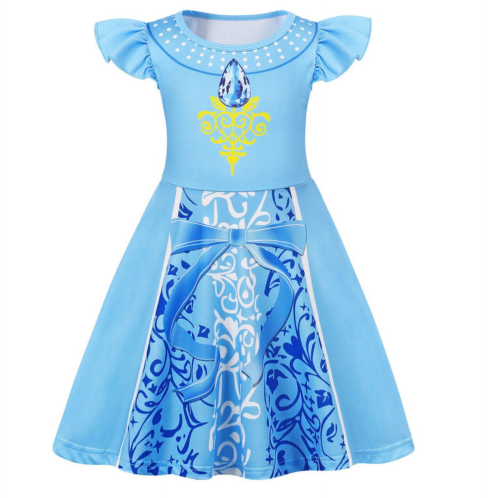 Benylion Girls Princess Dresses Cinderella Costume Birthday Party Dress ...