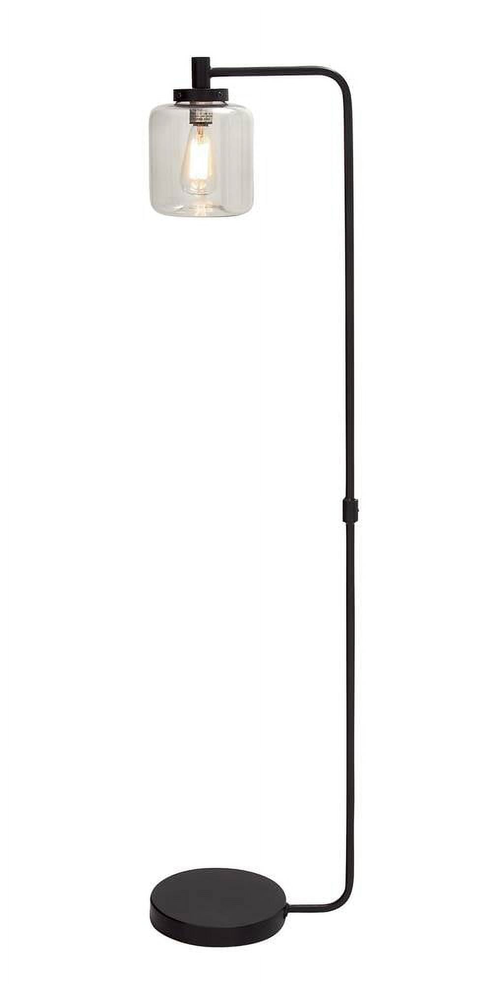 Benzara 67723 Fancy Metal Glass Floor Lamp - Walmart.com