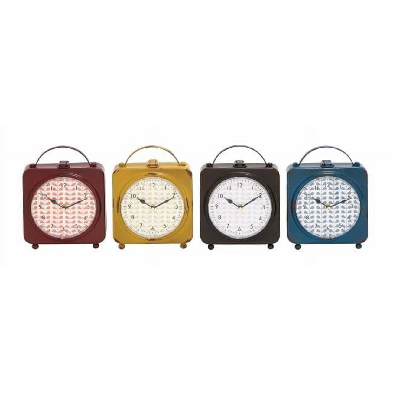 UMA Set of 4 Assorted Metal Desk Clocks - Walmart.com