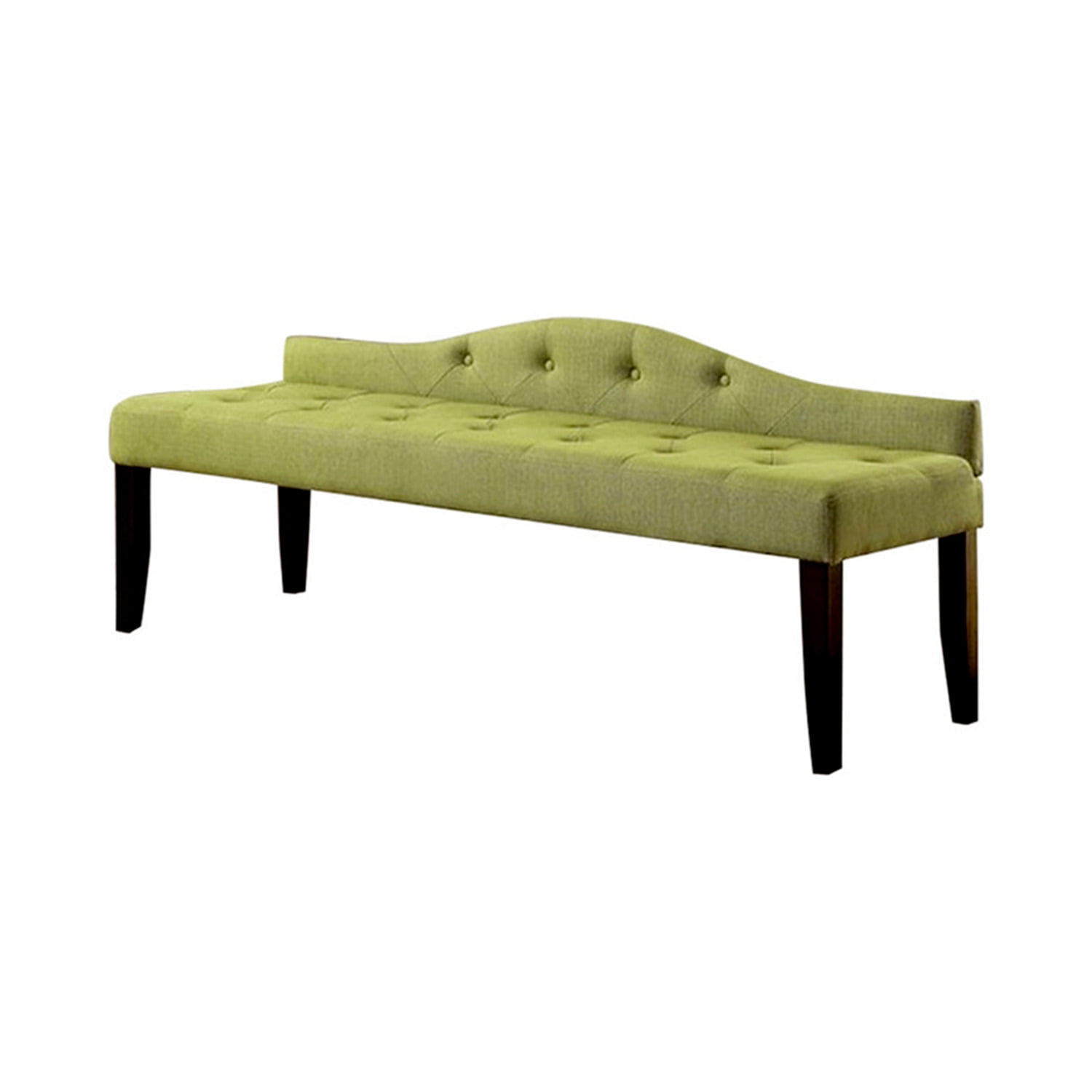 Benzara Alipaz Contemporary Big Bench, Green Finish-Color:Green ...