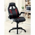 Benzara BM131850 Argon Contemporary Racing Car Office Chair, Black ...