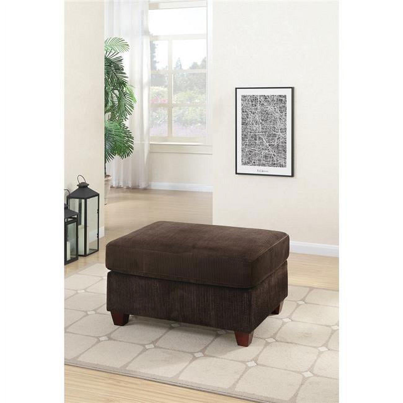 Benzara BM166755 20 x 36 x 26 in. Corduroy Design Fabric Cocktail ...
