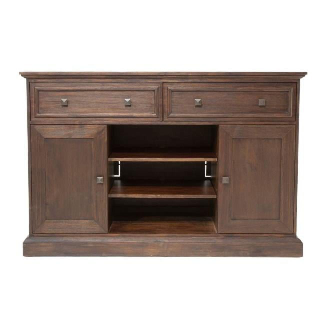 Benzara BM174196 38 x 58 x 19 in. Multipurpose Wooden Small Sideboard ...