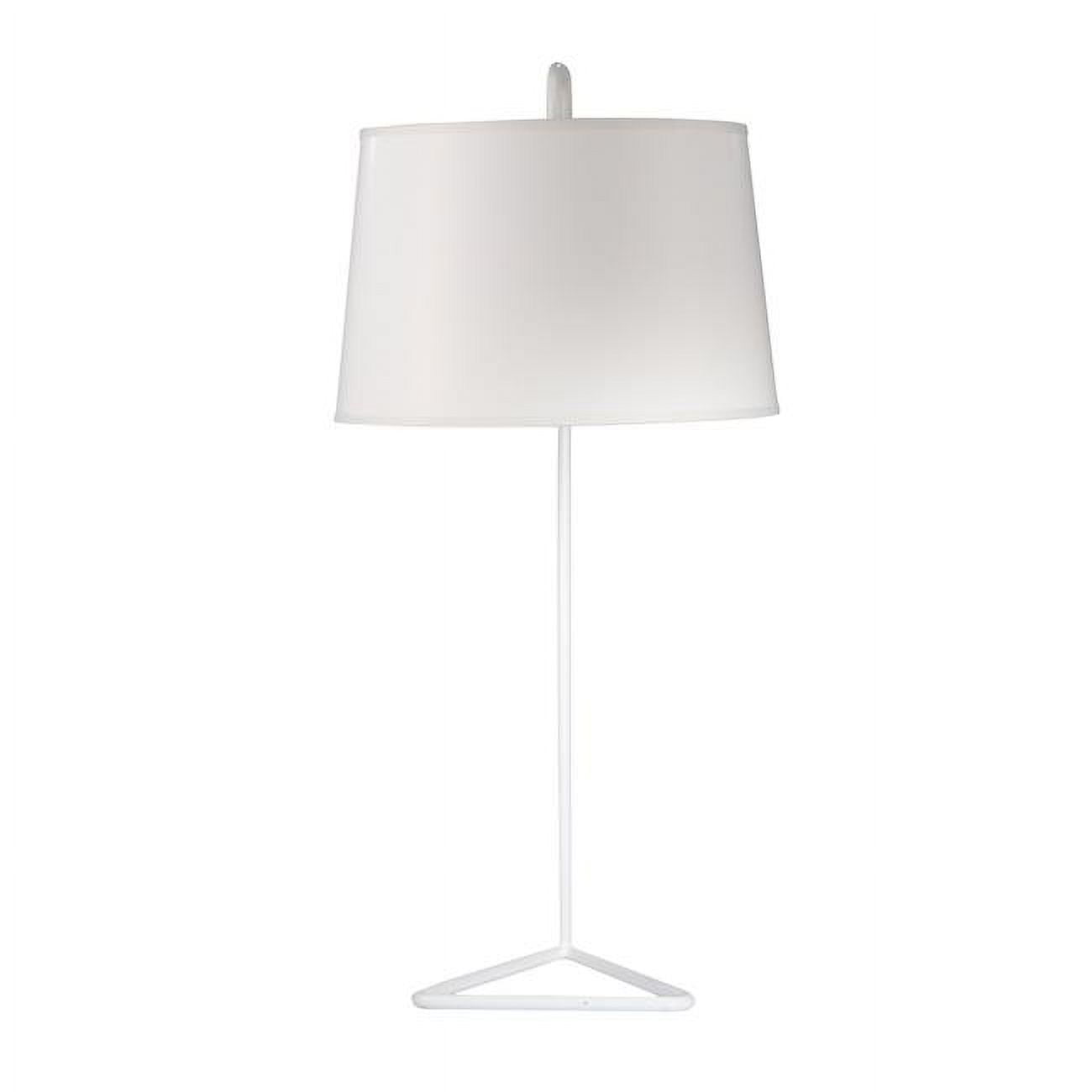 Benzara BM189533 Steel Table Lamp with Empire Shaped Shade & Triangle ...