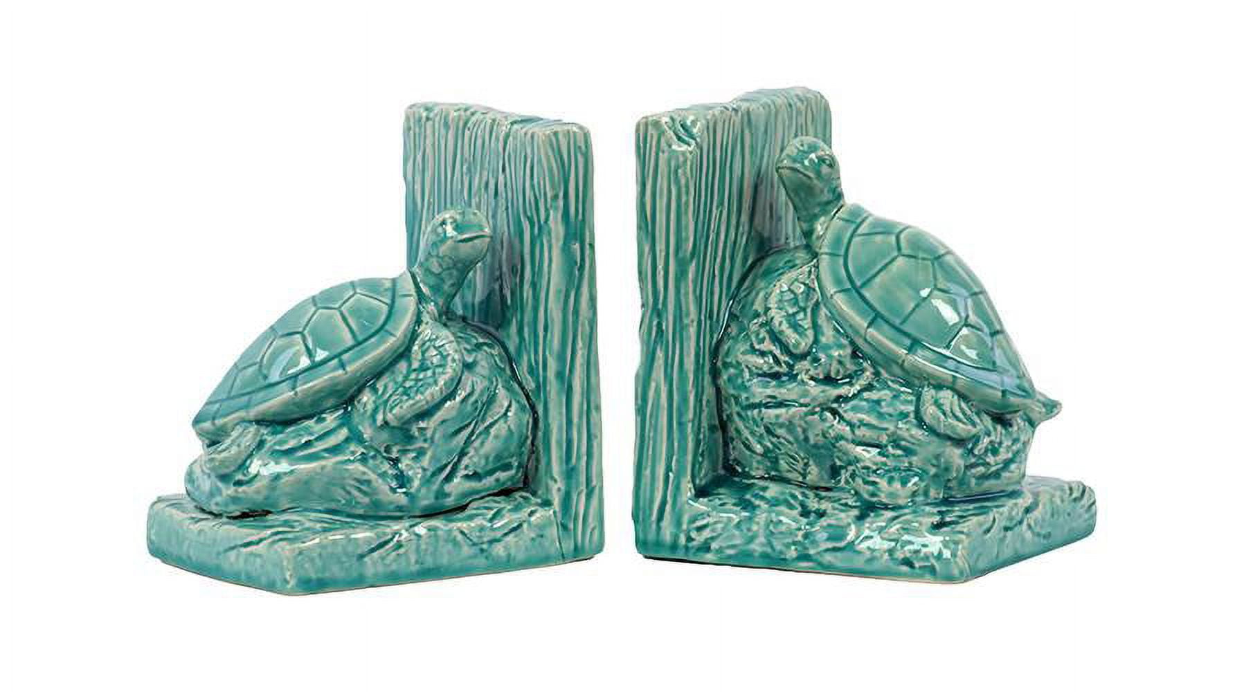 Benzara BRU-480564 Elegantly and Skillfully Sculpted Ceramic Sea Turtle ...