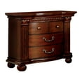 Benzara Grandom Night Stand, Cherry Brown - Walmart.com