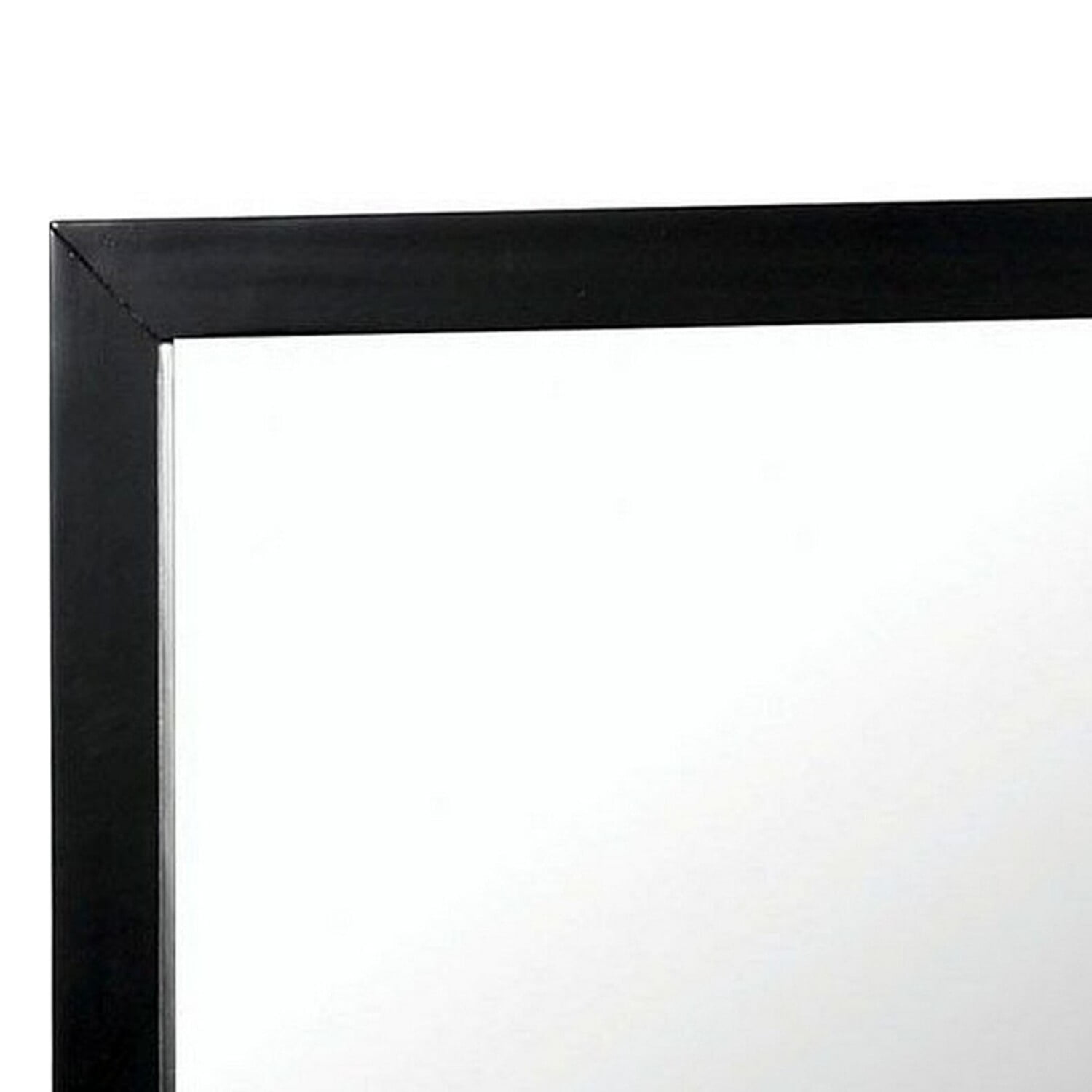 Benzara Lennart Ii Black Rectangular Mirror - Walmart.com