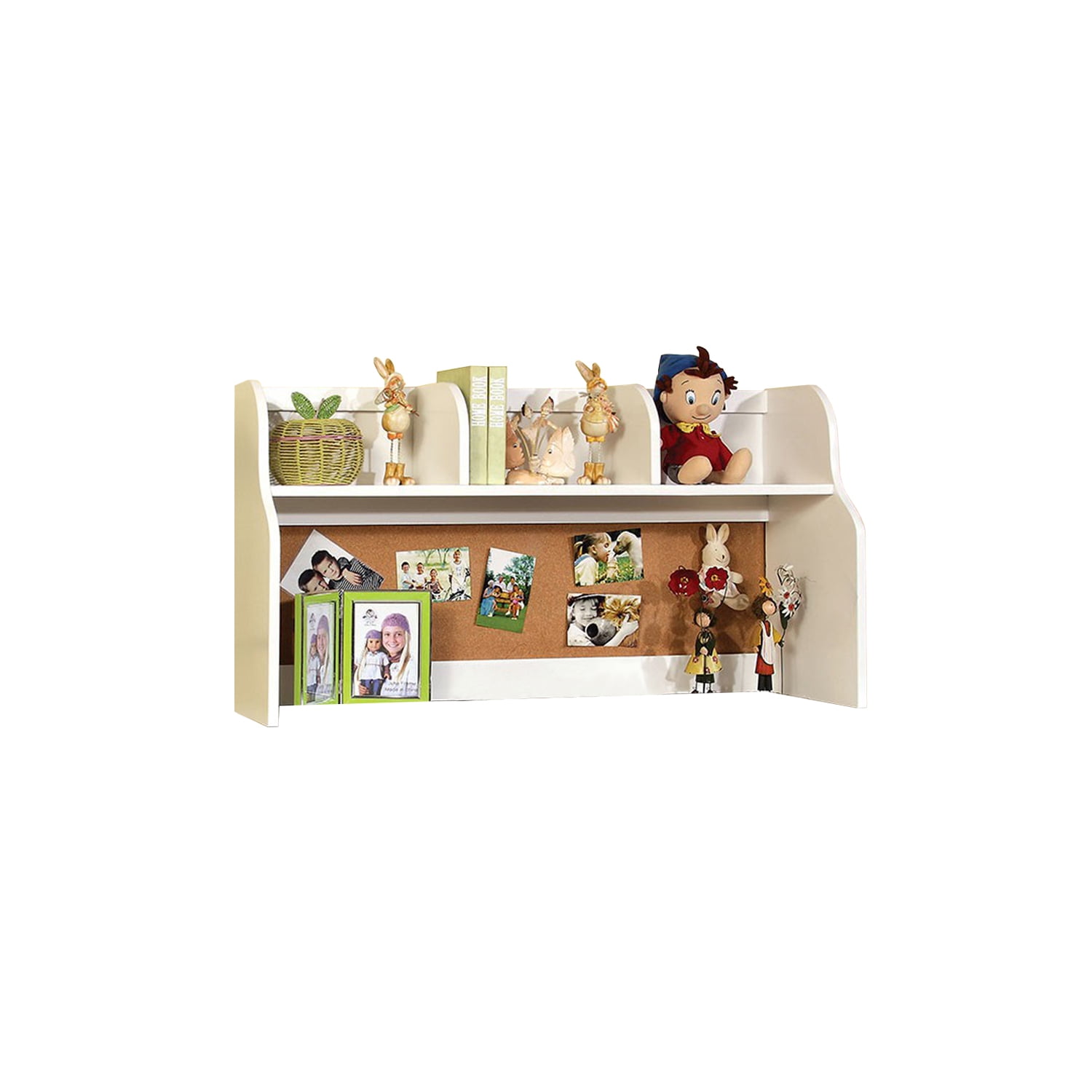 Benzara Omnus Tranisitional Style Hutch , White - Walmart.com