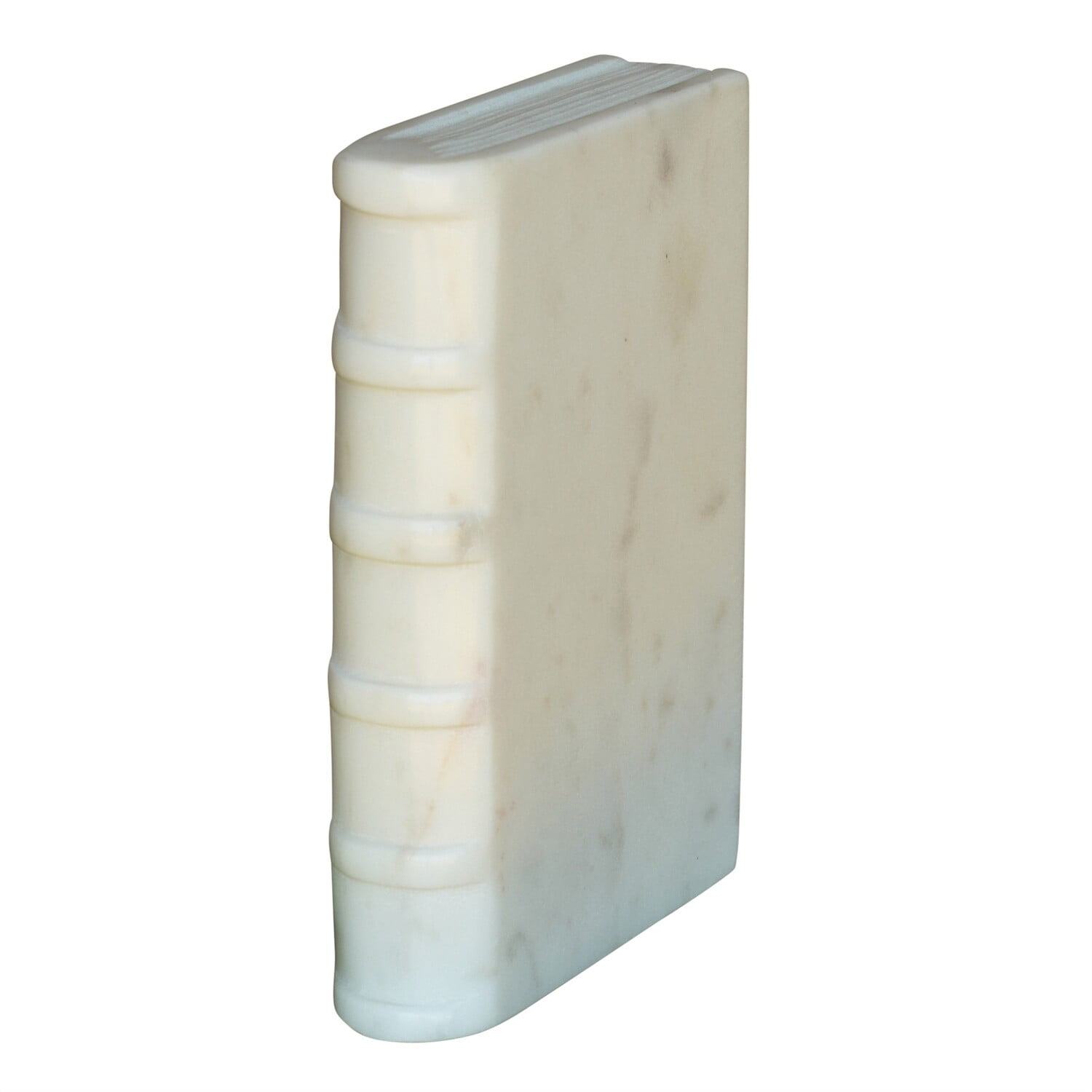Benzara Rectangular Marble Book Accent Decor, White - Walmart.com