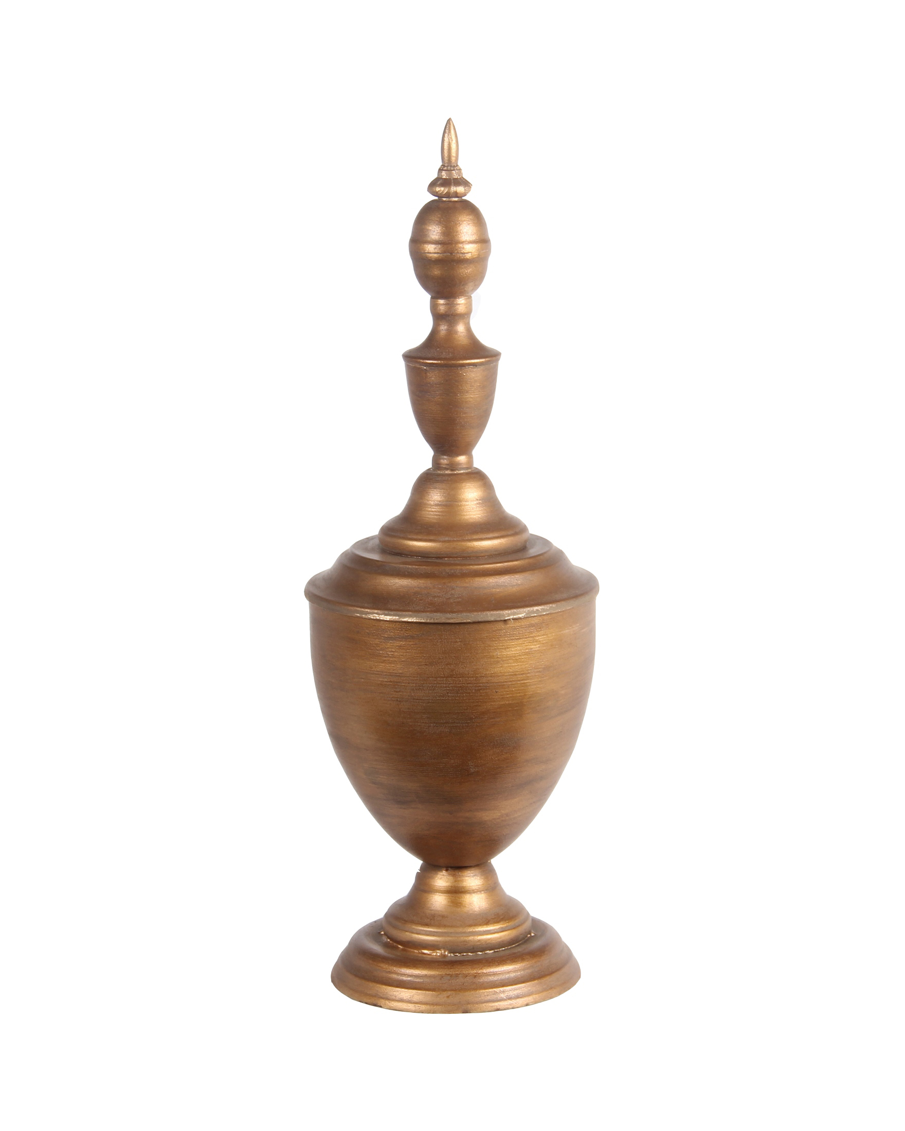Benzara Traditional Decorative Metal Finial with Pointed Top, Large ...