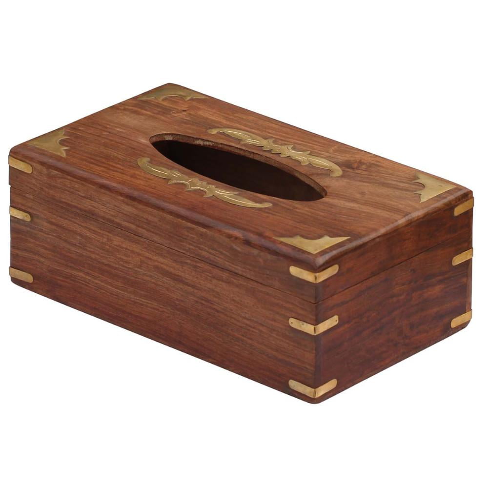 Tissue Box Cover / Holder - Wood Tissue Paper Holder - Walmart.com