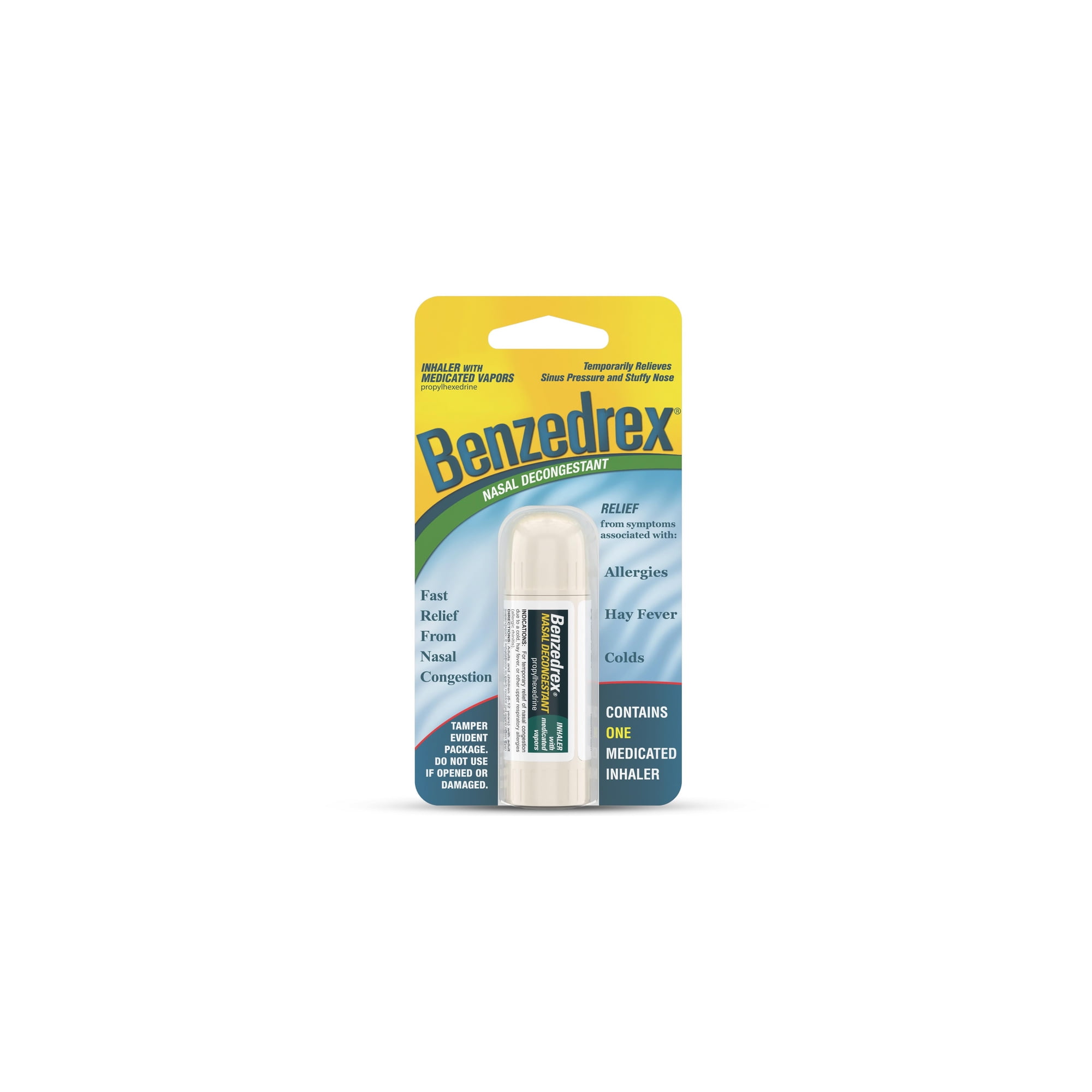 Benzedrex Nasal Decongestant Inhaler with Medicated Vapors (Pack of 32 ...