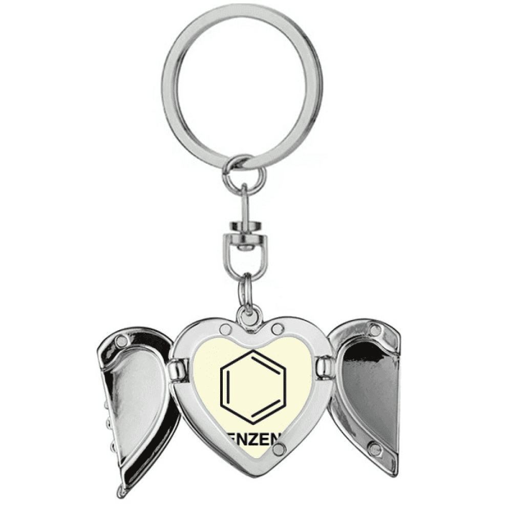 Benzene Molecular Structure Formula Substance Heart Angel Wing Key ...