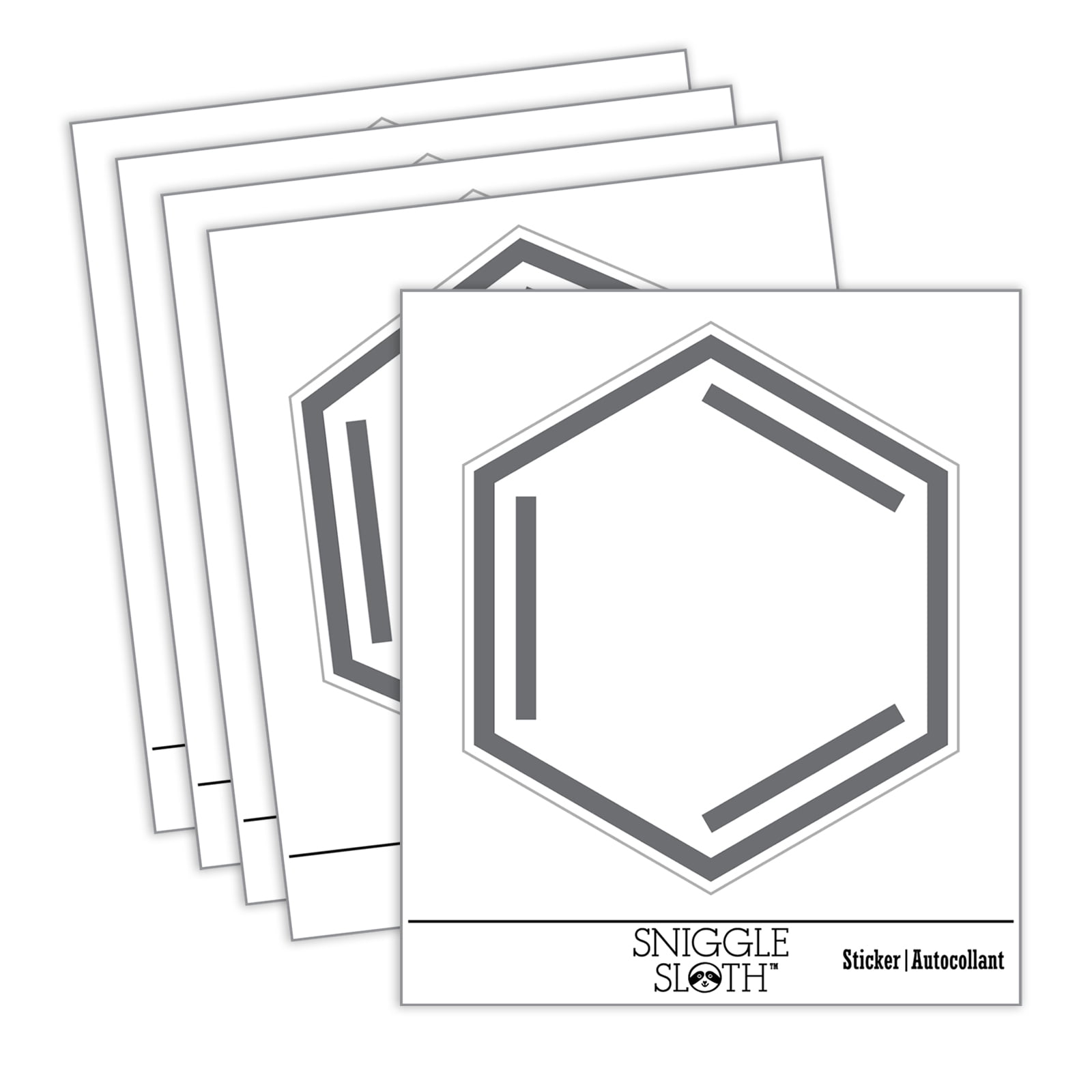 Benzene Ring for Organic Chemistry Science Car Window Bumper Water ...