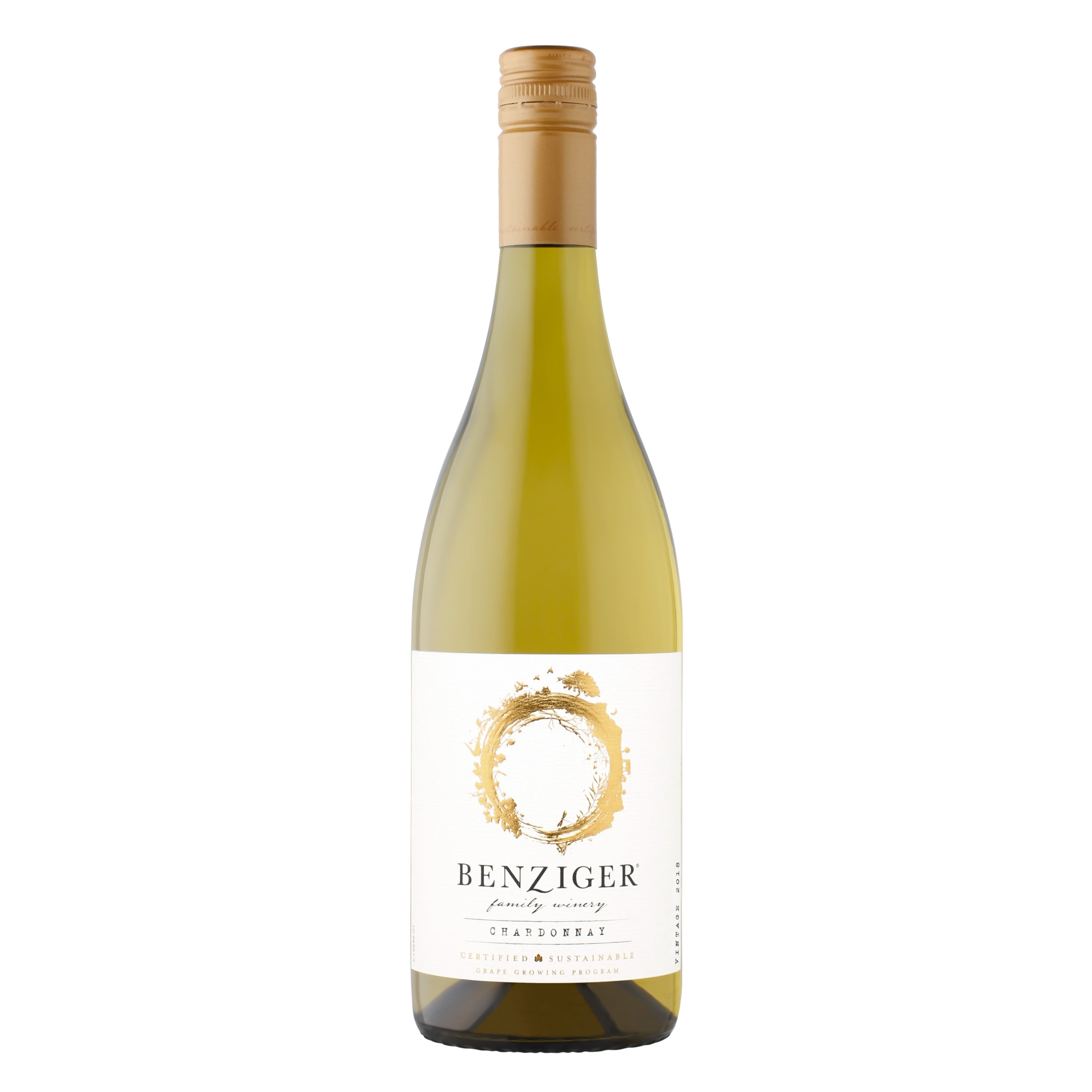 Benziger Family Winery Chardonnay California White Wine, 750 ml Bottle ...