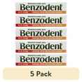 (5 pack) Benzodent Dental Pain Relieving Cream, Denture Tooth and Gum ...