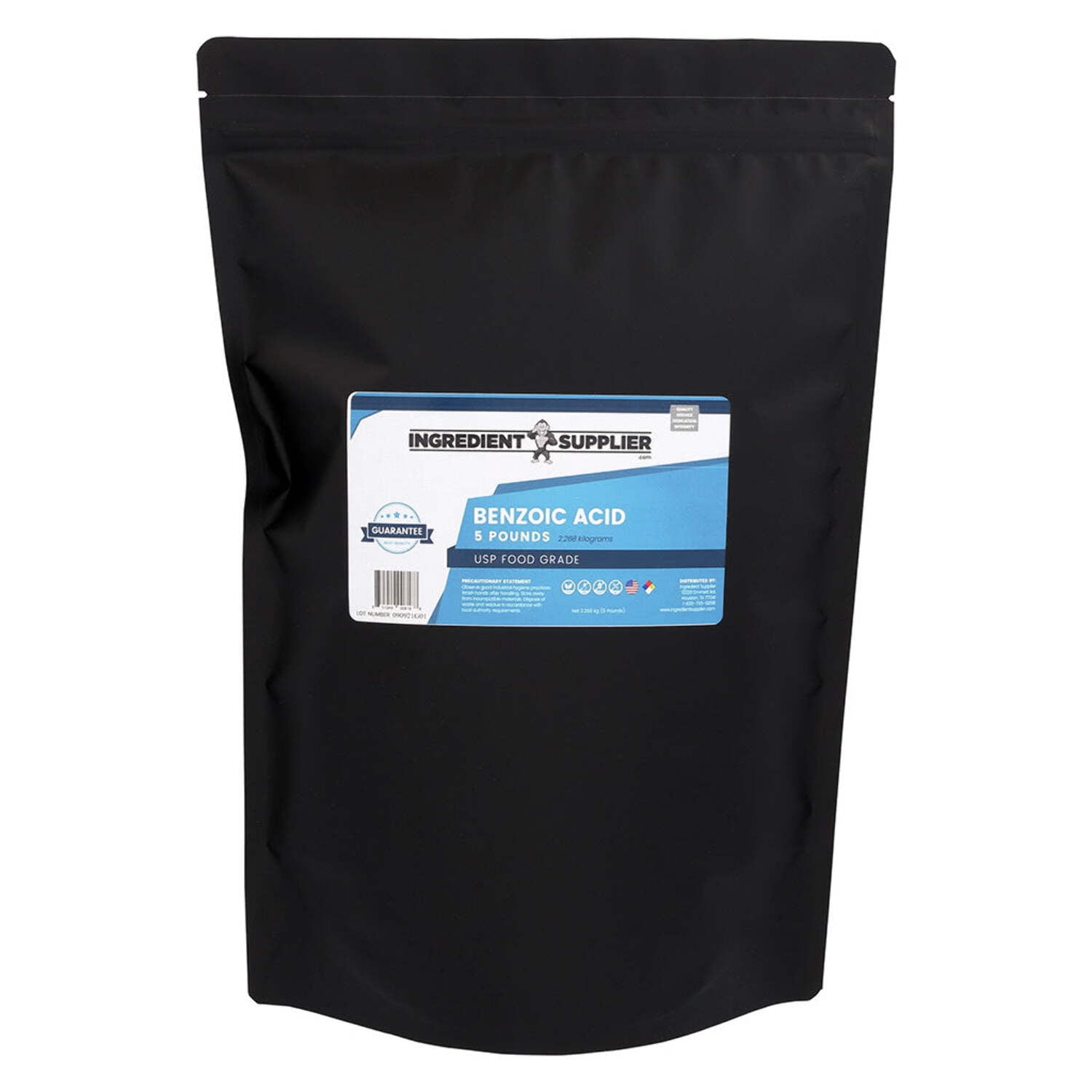 Benzoic Acid, 5 Pound - USP Food and Pharmaceutical Grade - Highest ...