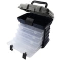 Beoccudo Large 4-Layer Fishing Tackle Box Organizer, Multi-Tray Tackle ...