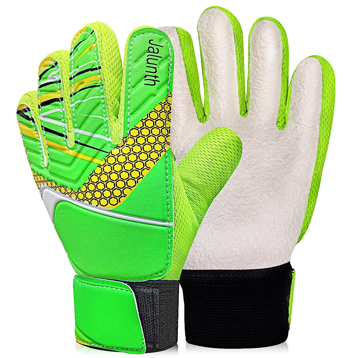 Beoub Kids Youth Soccer Goalkeeper Gloves Anti-slip Latex Palm Soft PU ...