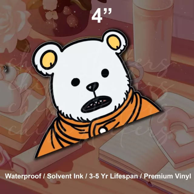 Bepo Bear Teddy Bear Polar Bear Ninja Cute Vinyl Anime Sticker Jdm ...