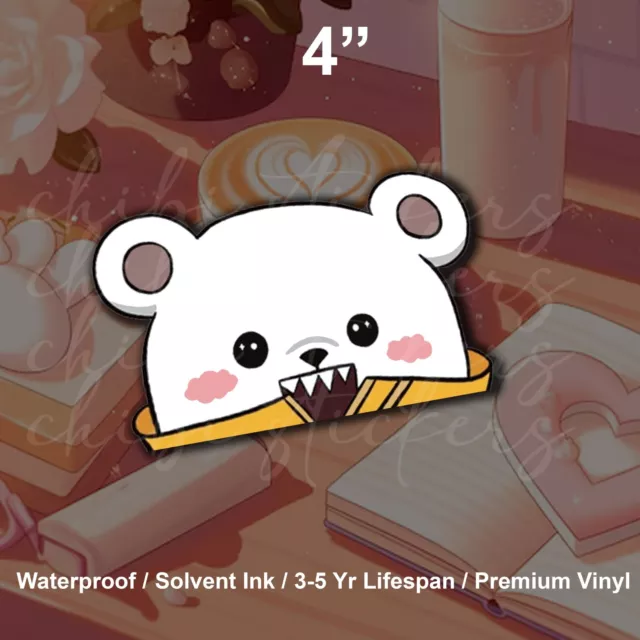 Bepo Bear Teddy Bear Polar Bear Ninja Cute Vinyl Anime Sticker Jdm ...