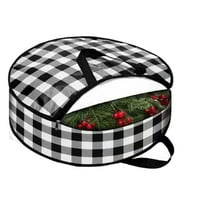 Homz® Stackable Christmas Decoration Organizer, 24in. Wreath Storage ...