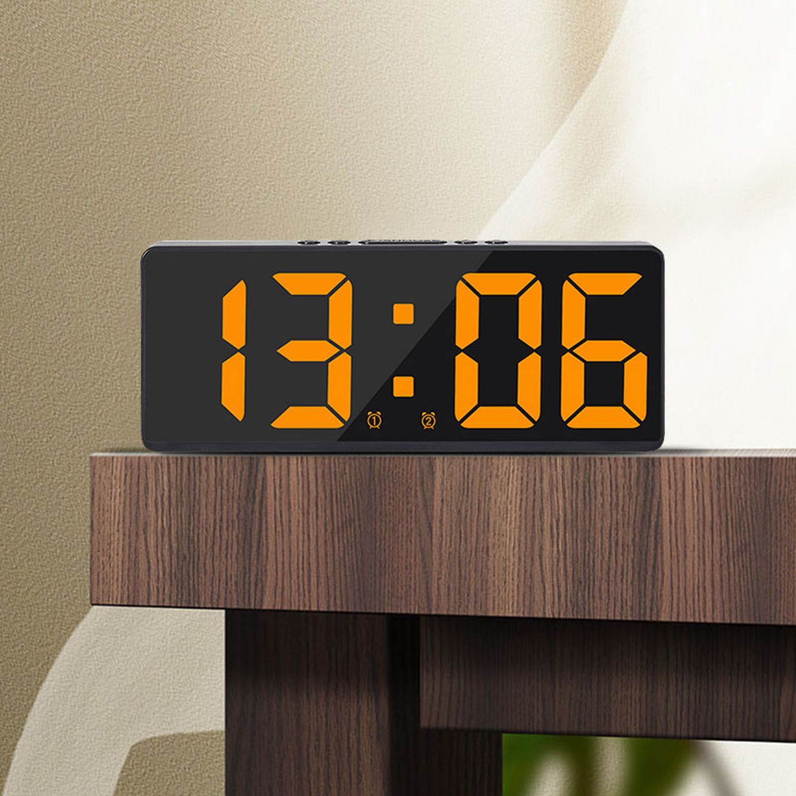 Beppter Alarm Clock,Wall Clocks,Simple Desk Alarm Clock Bedside Led ...