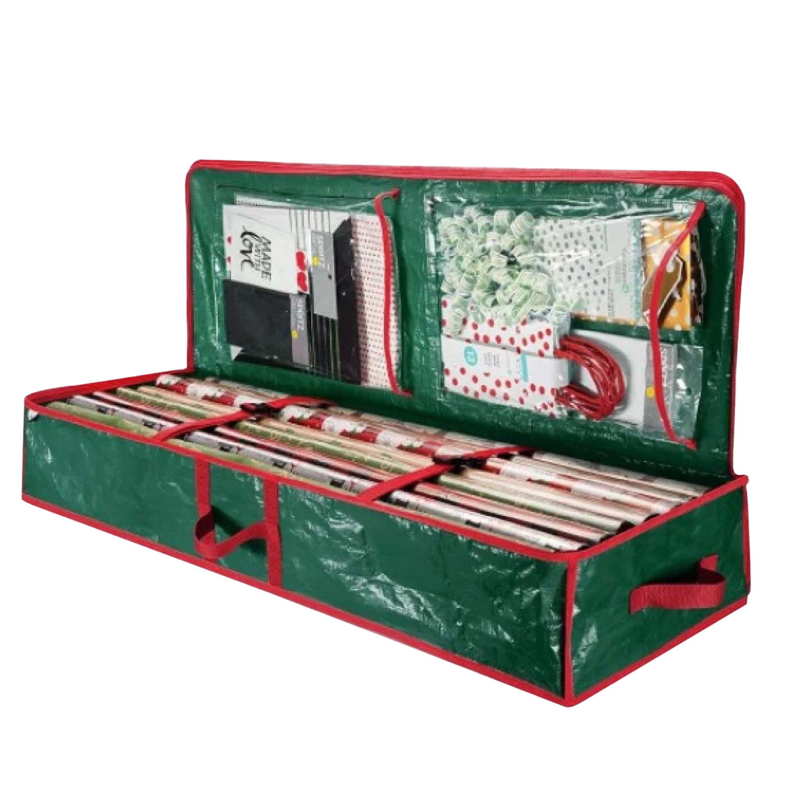 Beppter Storage Wrapping Paper Storage Container,Heavy Duty Xmas Wreath ...