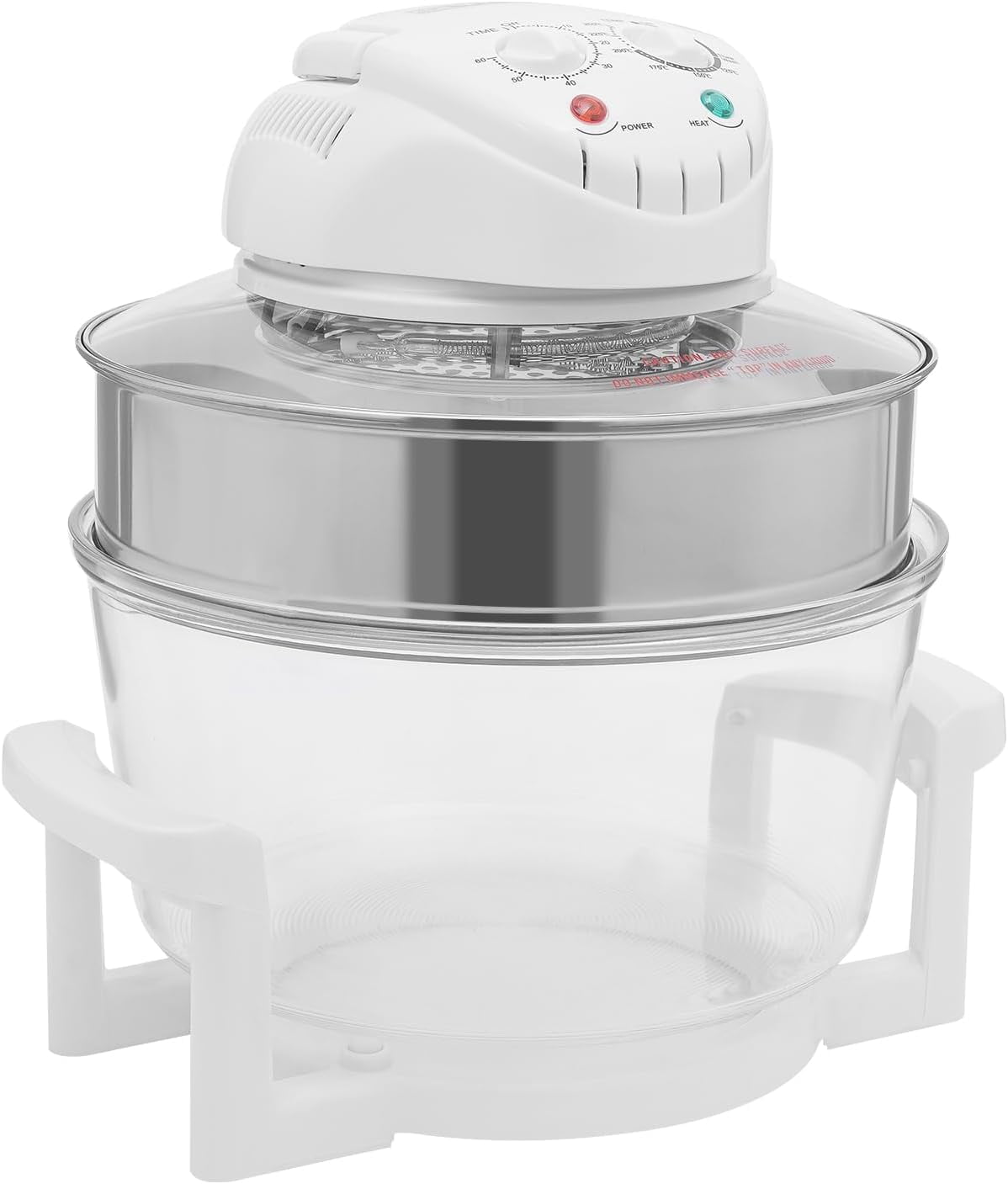 Bepritm 17L Glass Halogen Air Fryer & Convection Oven – 1300W Infrared ...