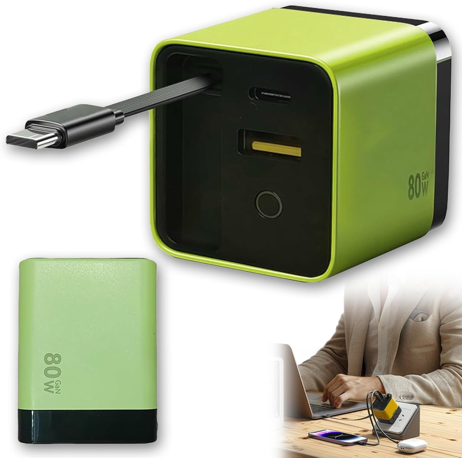 Beproudlevel 3 in 1 Charger Retractable 80w Max Fast, 2025 New Charger ...