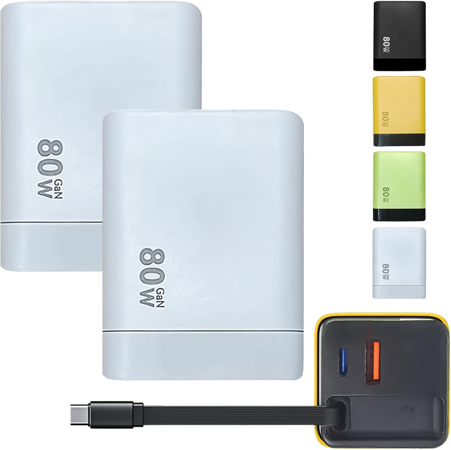 Beproudlevel 3 in 1 Charger Retractable 80w Max Fast, Tobre 3 in 1 ...