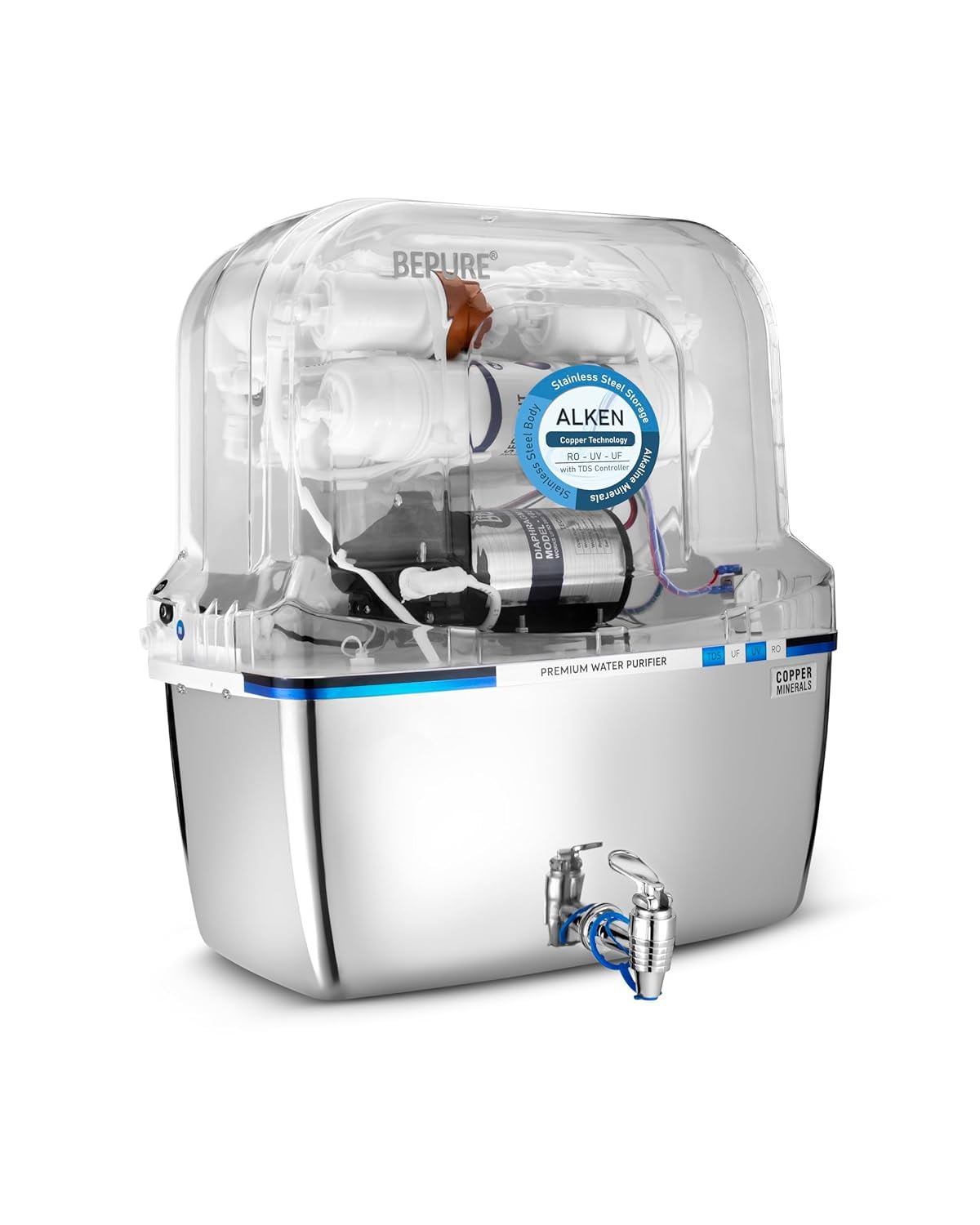 Bepure Alken ISI Mark Stainless Steel Tank 12L ROUVUFTDS Copper ...