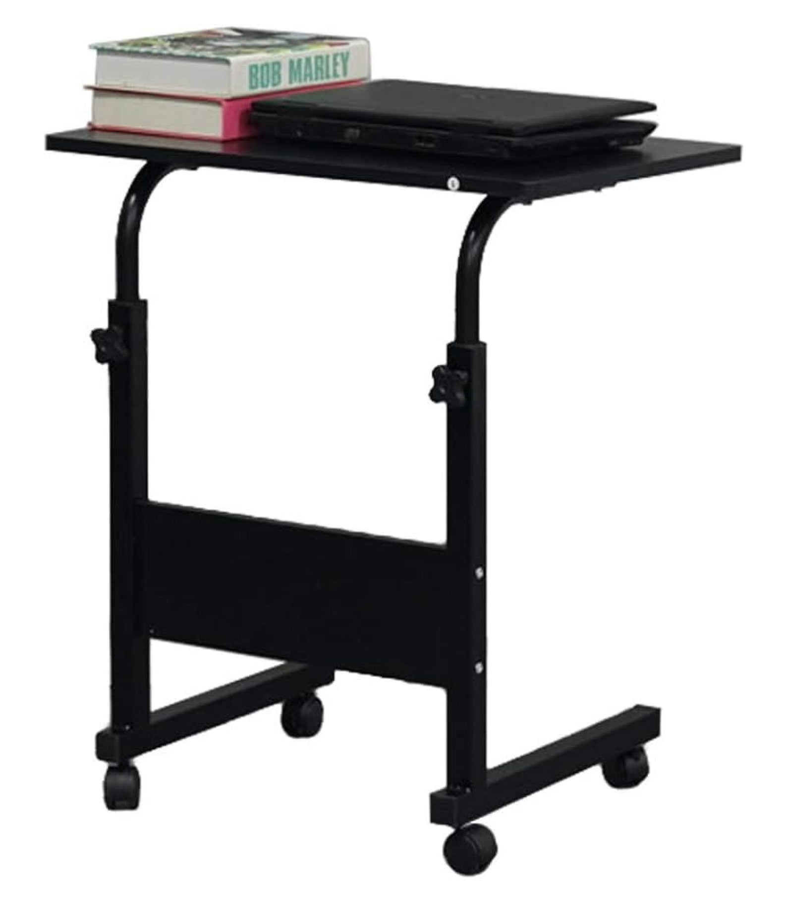 Beran7 Small Side Mobile Table 23.6 inch Computer Desk with Wheels ...