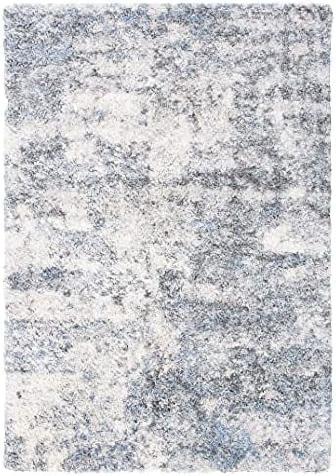 Berber Collection 2' X 3' Ivory/Grey BER274A Modern Abstract Non ...