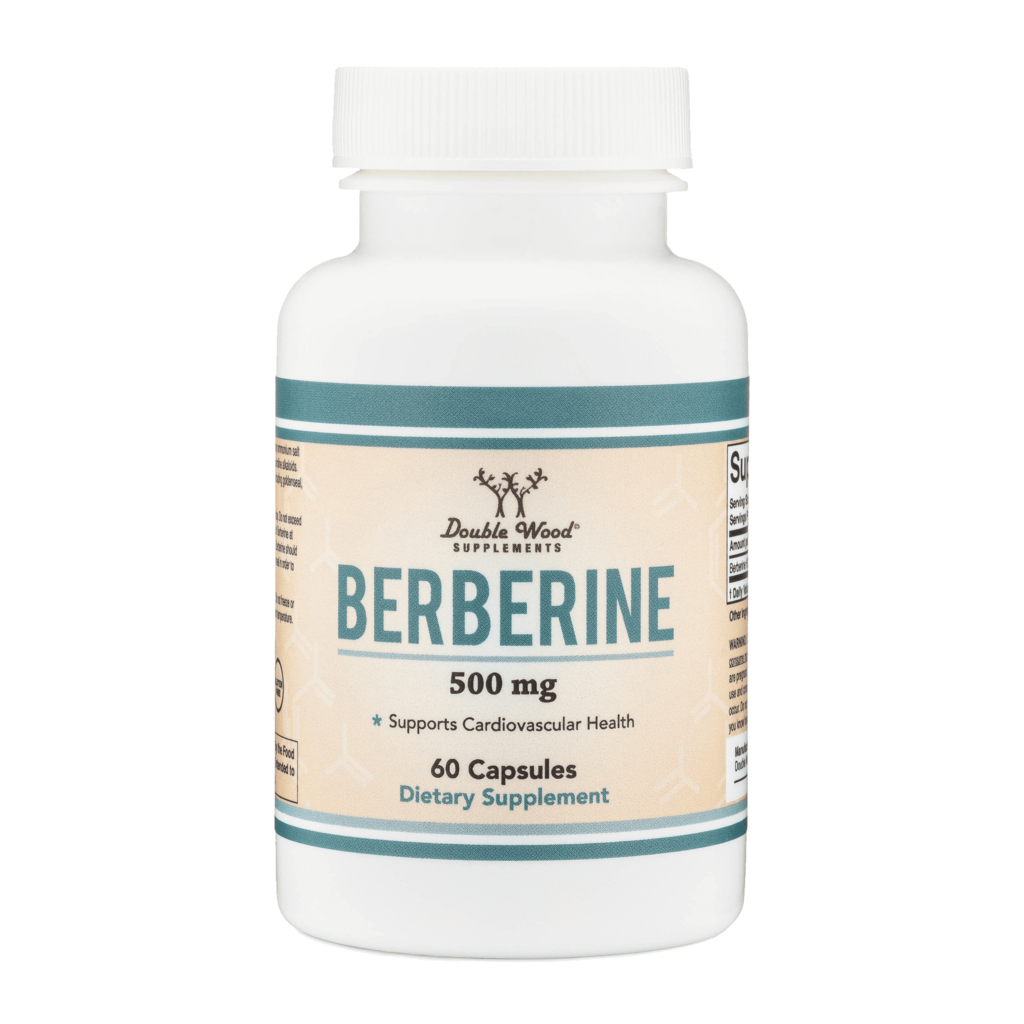 Berberine - 60 x 500 mg capsules - Cardiovascular and Blood Glucose ...