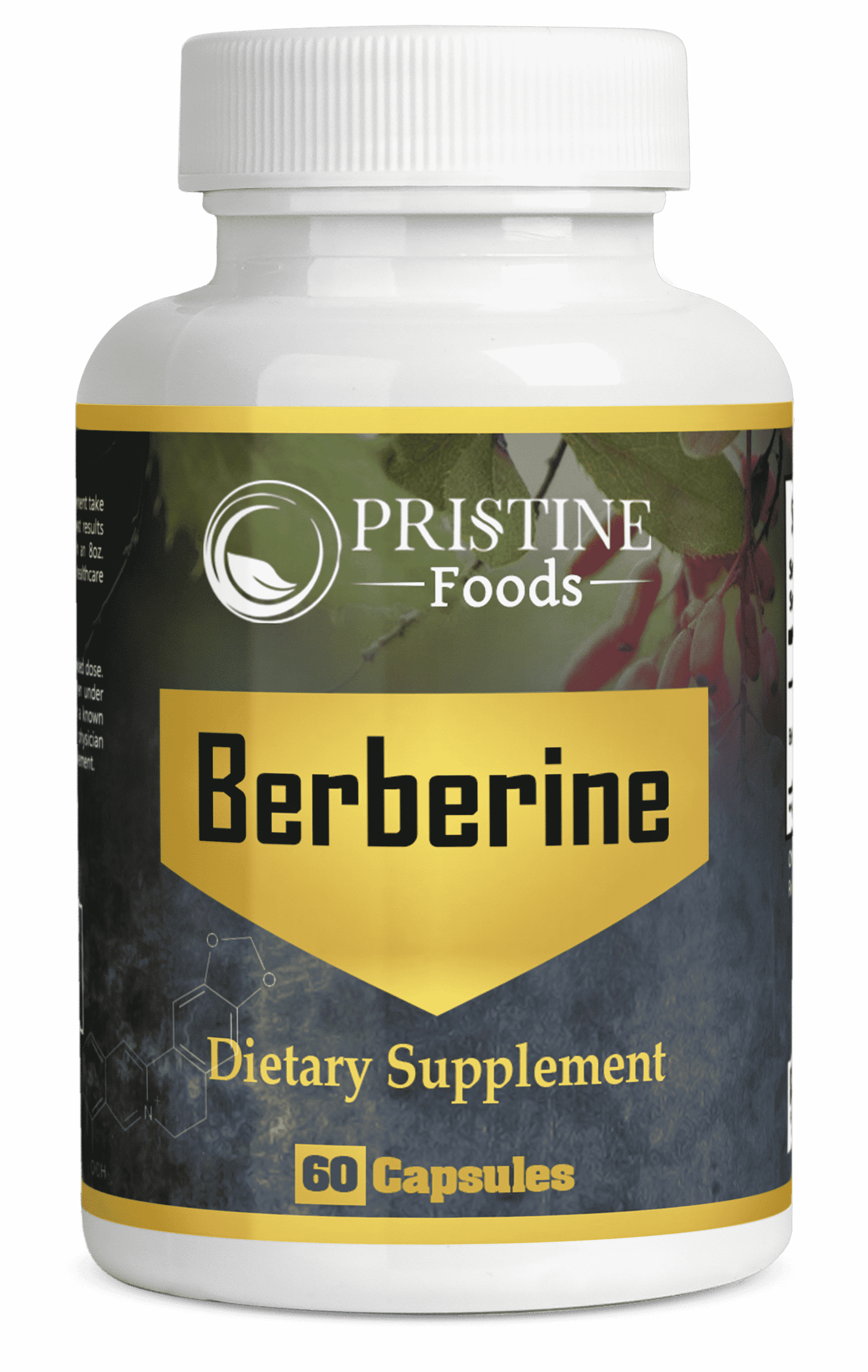 Pristine Supplements Berberine Extract Supplement, 60 Count - Walmart.com
