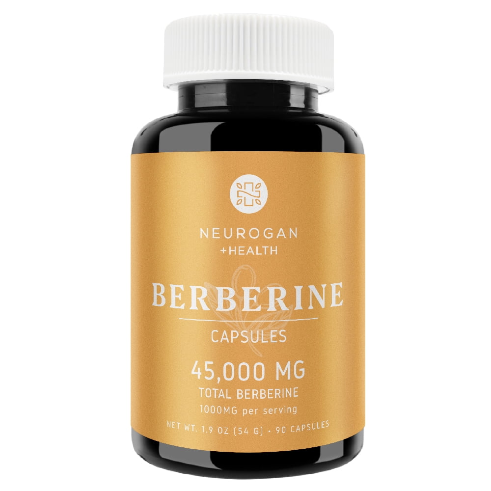 Berberine Supplement Capsules, 1000MG Natural Berberine per Serving ...