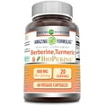 Herb Naturals Berberine, Turmeric & Bioperine 800mg Serving - 60 Veggie ...