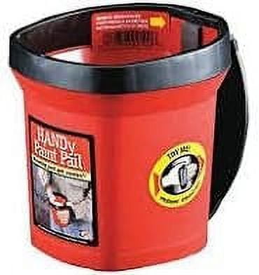 Bercom 2500-CT Handy Paint Pail, Red 4-Pack - Walmart.com
