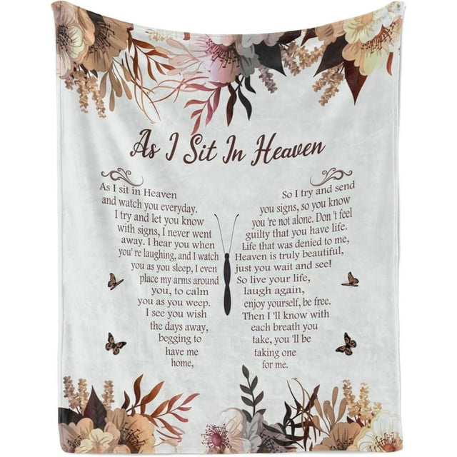 Bereavement Gifts Blanket '', Sympathy Gift, Memorial Gifts for Loss of ... Bereavement Gifts Blanket '', Sympathy Gift, Memorial Gifts for Loss of ...